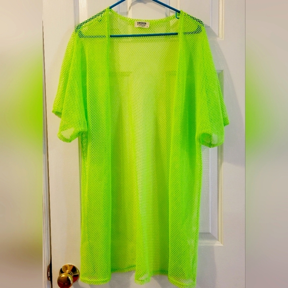 Smoke & Mirrors | Swim | Neon Mesh Beach Festival Cover Up | Poshmark